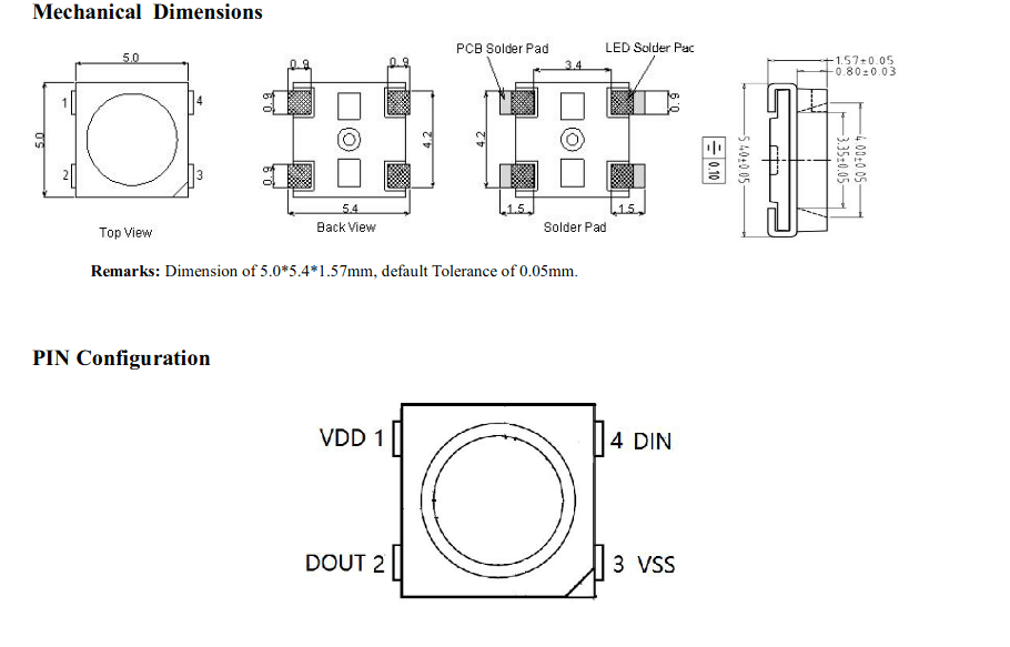 WS2812B-V5 LED - StacksKB