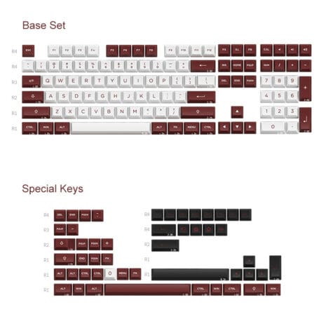 Akko Chicago Theme Keycap Set (ASA Profile) - StacksKB