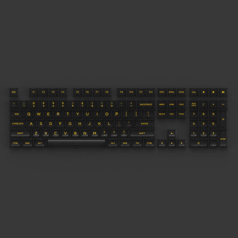 Akko Clear Black Keycap Set (ASA Profile) - StacksKB