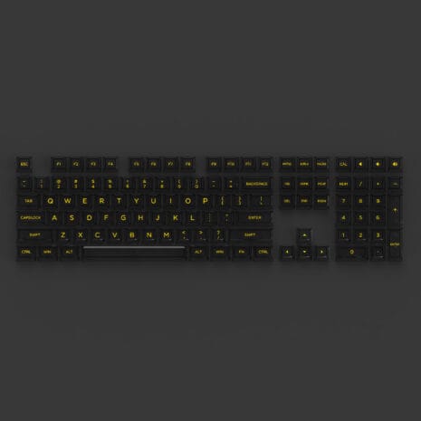 Akko Clear Black Keycap Set v2 (ASA Profile) - StacksKB