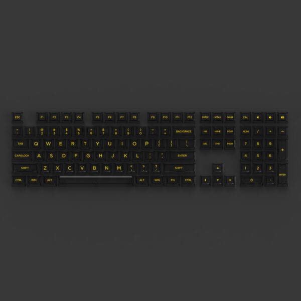 Akko Clear Black Keycap Set v2 (ASA Profile) - StacksKB