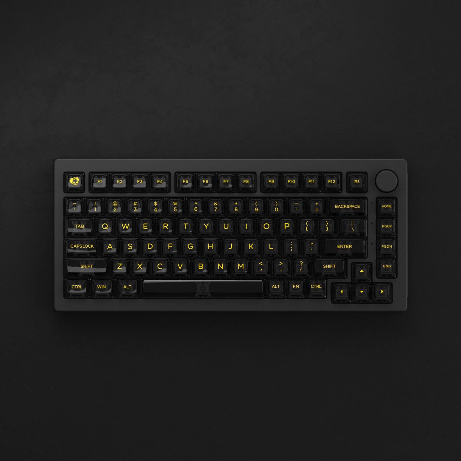 Akko Clear Black Keycap Set v2 (ASA Profile) – StacksKB