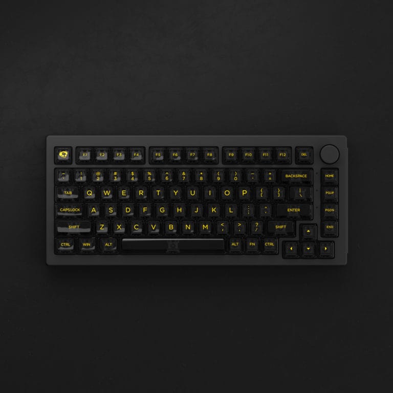 Akko Clear Black Keycap Set v2 (ASA Profile) - StacksKB