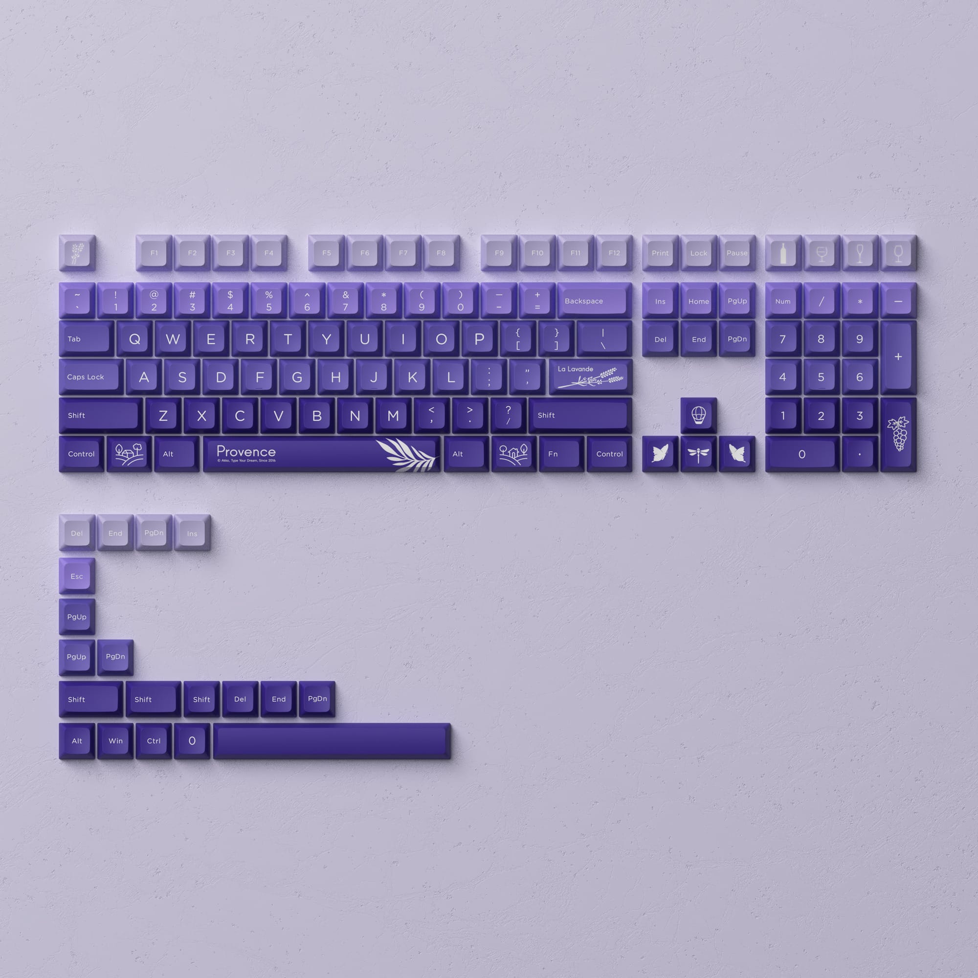 Akko Provence Keycap Set JDA Profile – StacksKB