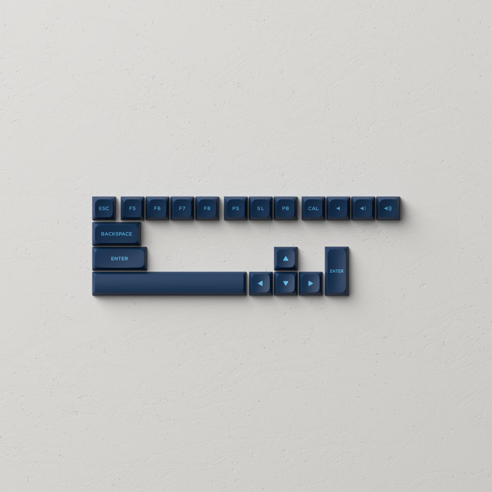 Akko Carolina Blue (UNC Blue) Keycap Set (MDA Profile) - StacksKB