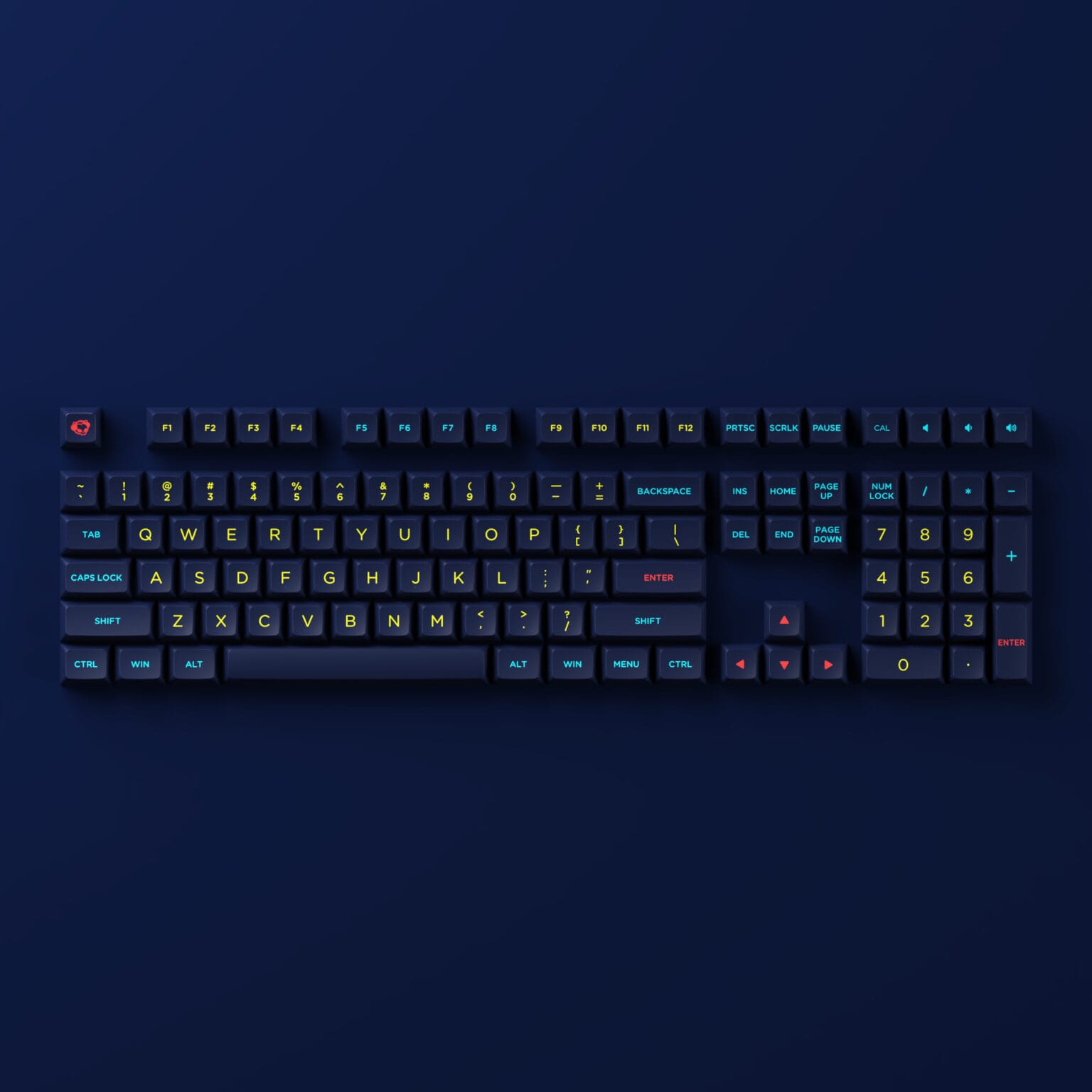 Akko Starry Sky (Starry Night) Keycap Set (OSA Profile) - StacksKB