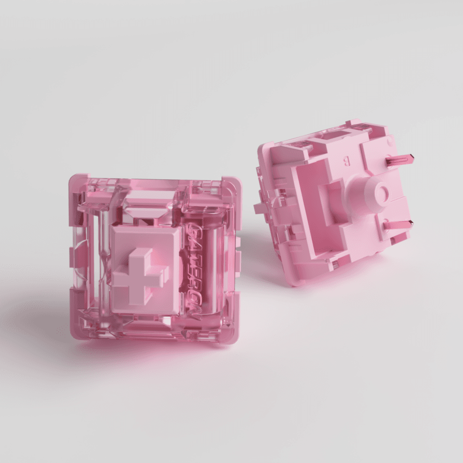 Gateron Pink Switches (Lubed) (Pack of 45) - StacksKB