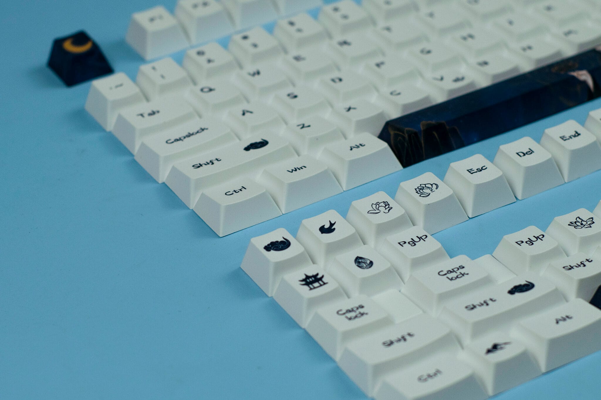 Aflion Wild Goose Cherry Profile PBT Keycaps - StacksKB