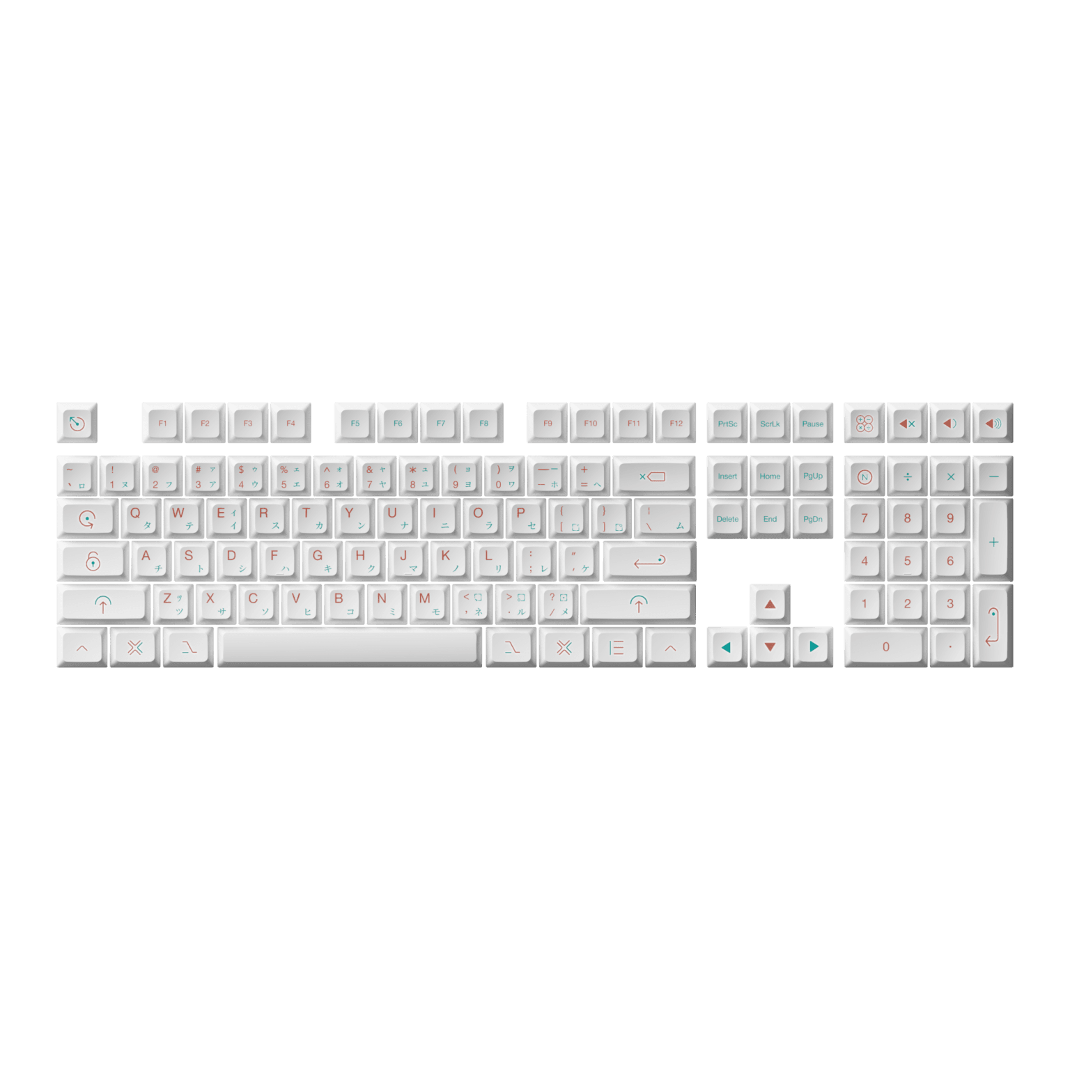 Akko Red Fuji Keycap JDA Profile Set (161 key) – StacksKB