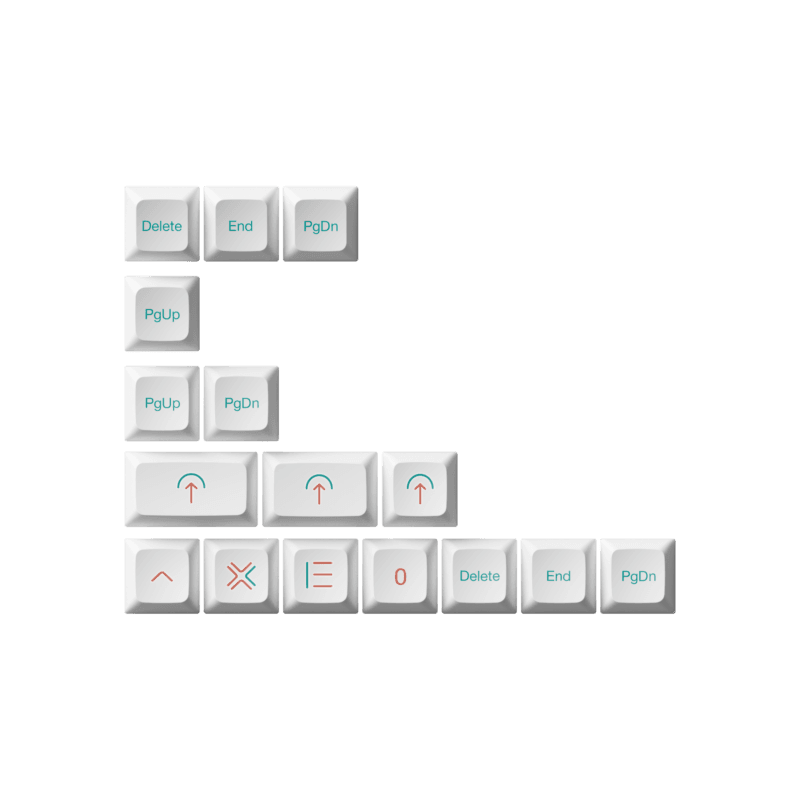 Akko Red Fuji Keycap JDA Profile Set (161 key) - StacksKB