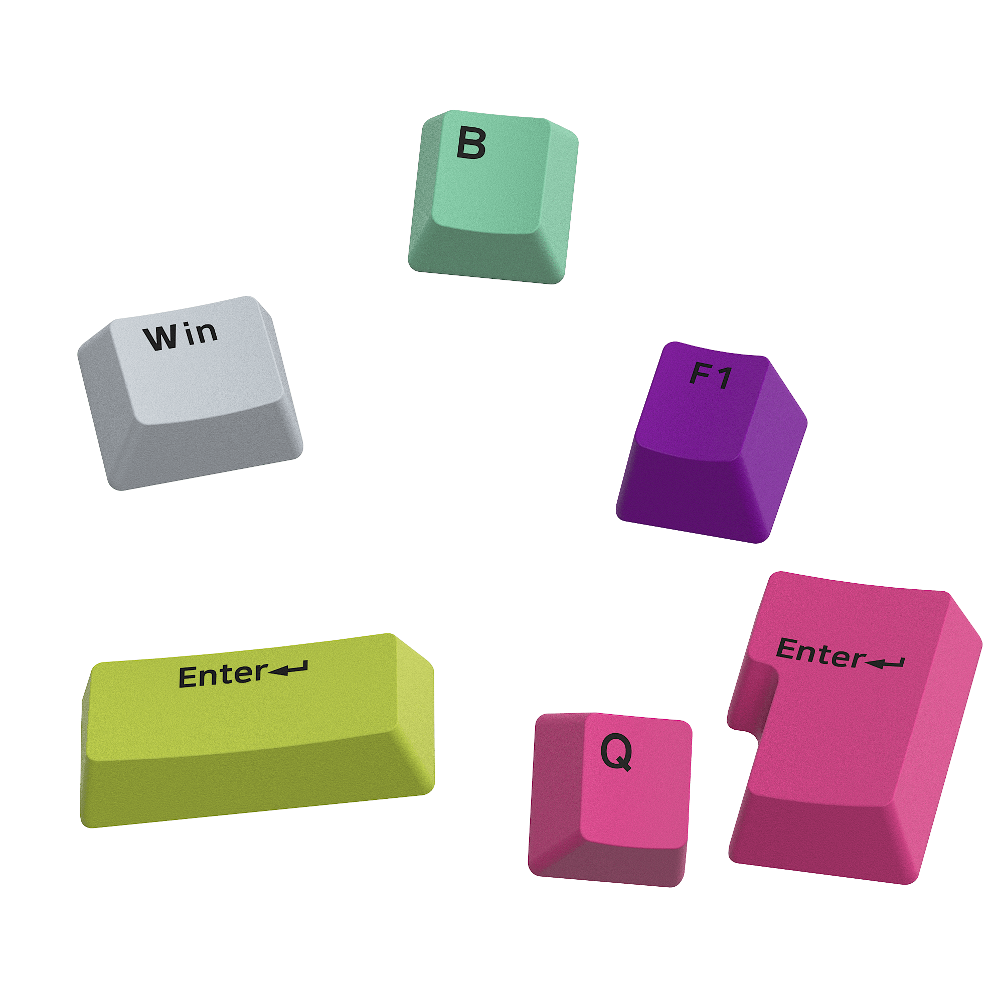 Monsgeek Rainbow OEM Profile Keycap Set (132-key) - StacksKB