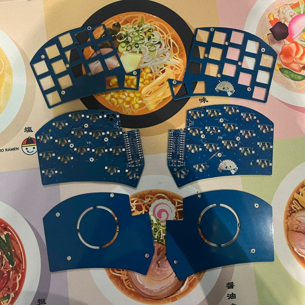 Sweep Bling MX Hotswap Keyboard PCB+Plates FR4 Stack - StacksKB