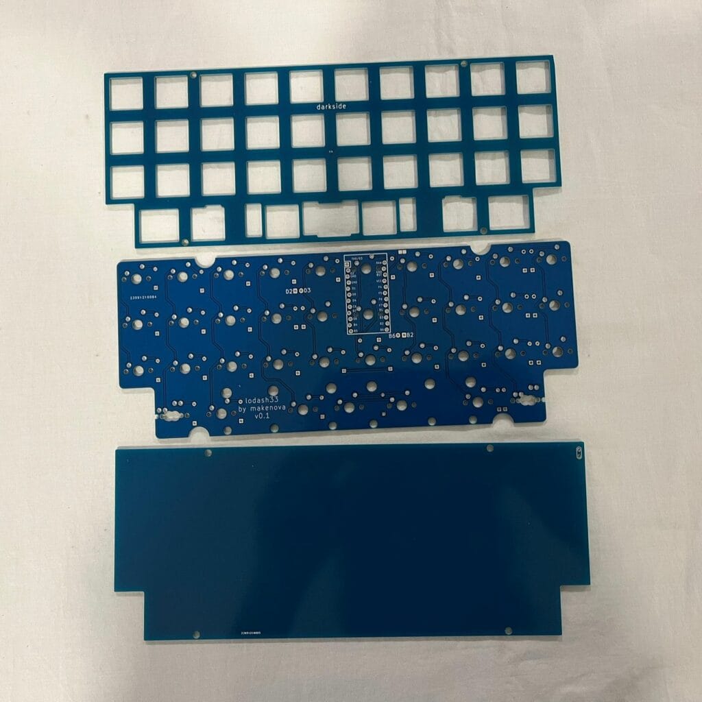 Lodash33 Keyboard PCB+Plates FR4 Stack - StacksKB