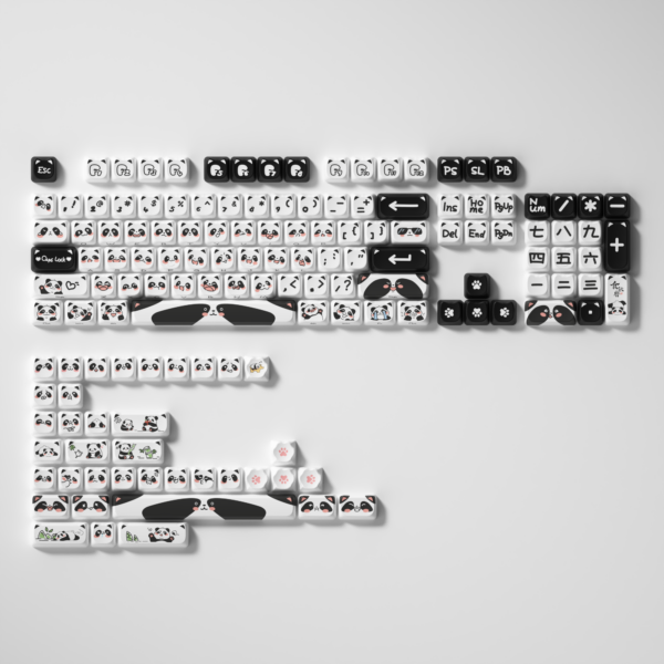 Akko Panda MAO Keycap Set (142-key) - StacksKB