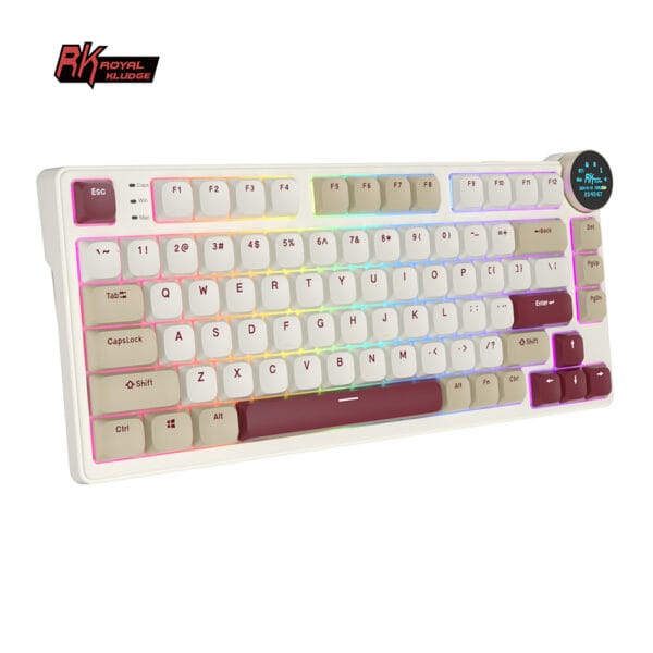 Royal Kludge RK N80 75% Low Profile Wireless Keyboard – StacksKB