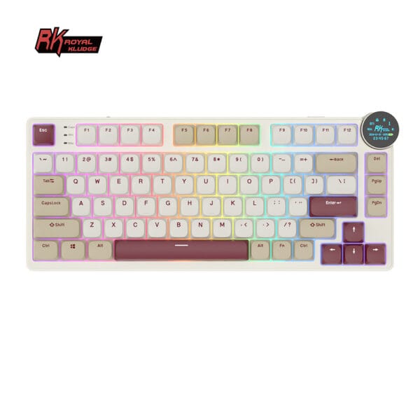 Royal Kludge RK N80 75% Low Profile Wireless Keyboard – StacksKB