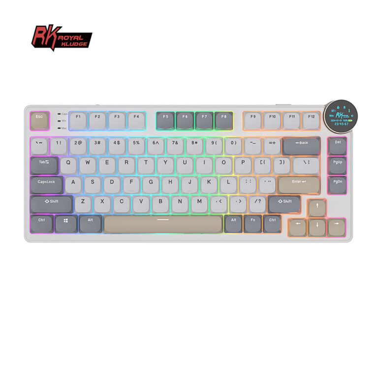Royal Kludge RK N80 75% Low Profile Wireless Keyboard – StacksKB
