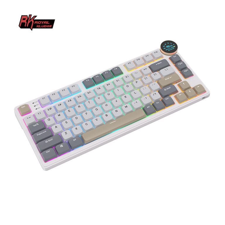 Royal Kludge RK N80 75% Low Profile Wireless Keyboard – StacksKB
