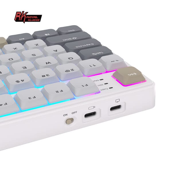 Royal Kludge RK N80 75% Low Profile Wireless Keyboard – StacksKB