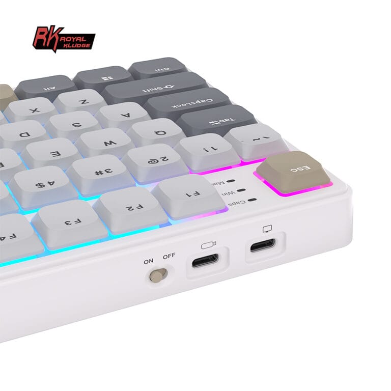 Royal Kludge RK N80 75% Low Profile Wireless Keyboard – StacksKB