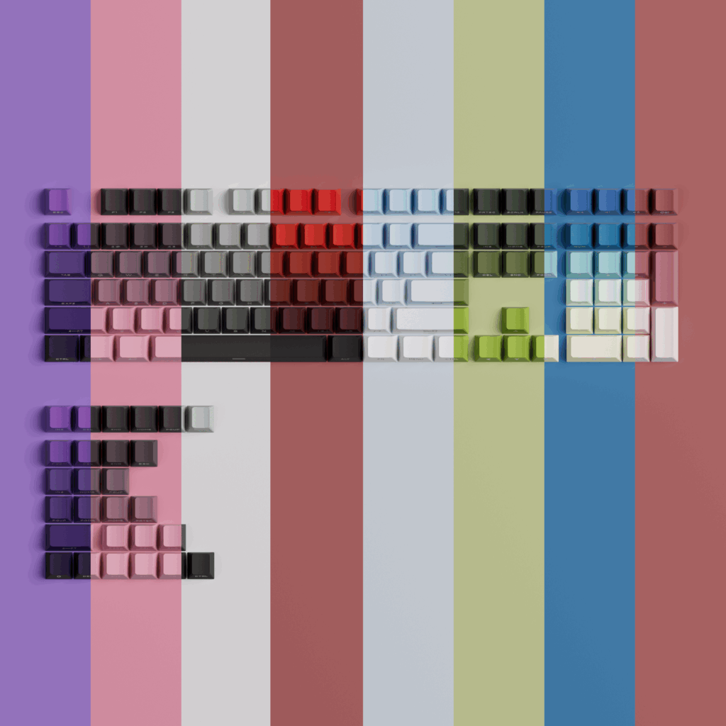Veekos Gradient Keycaps (Cherry Profile) (135 keys) - StacksKB